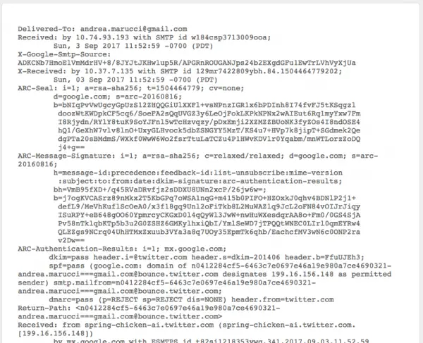 Analizzare header email • Tutto sulla posta elettronica