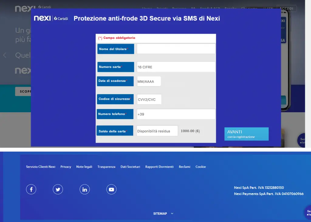 Per motivi di sicurezza, il tuo account è temporaneamente bloccato ...