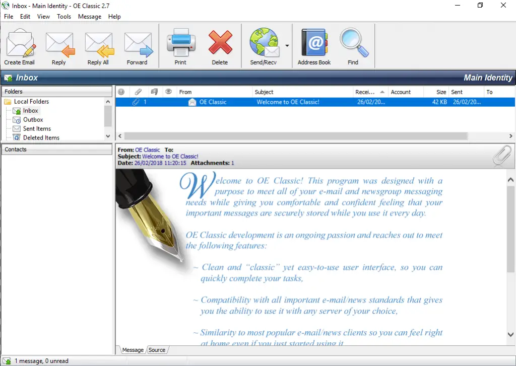Outlook Express per Windows 10 e 11 • Tutto sulla posta elettronica