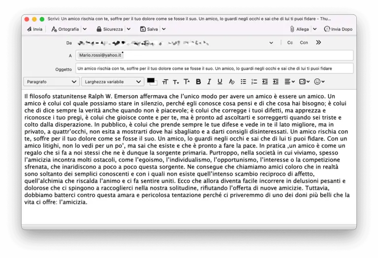 Come è fatta una mail? • Tutto sulla posta elettronica